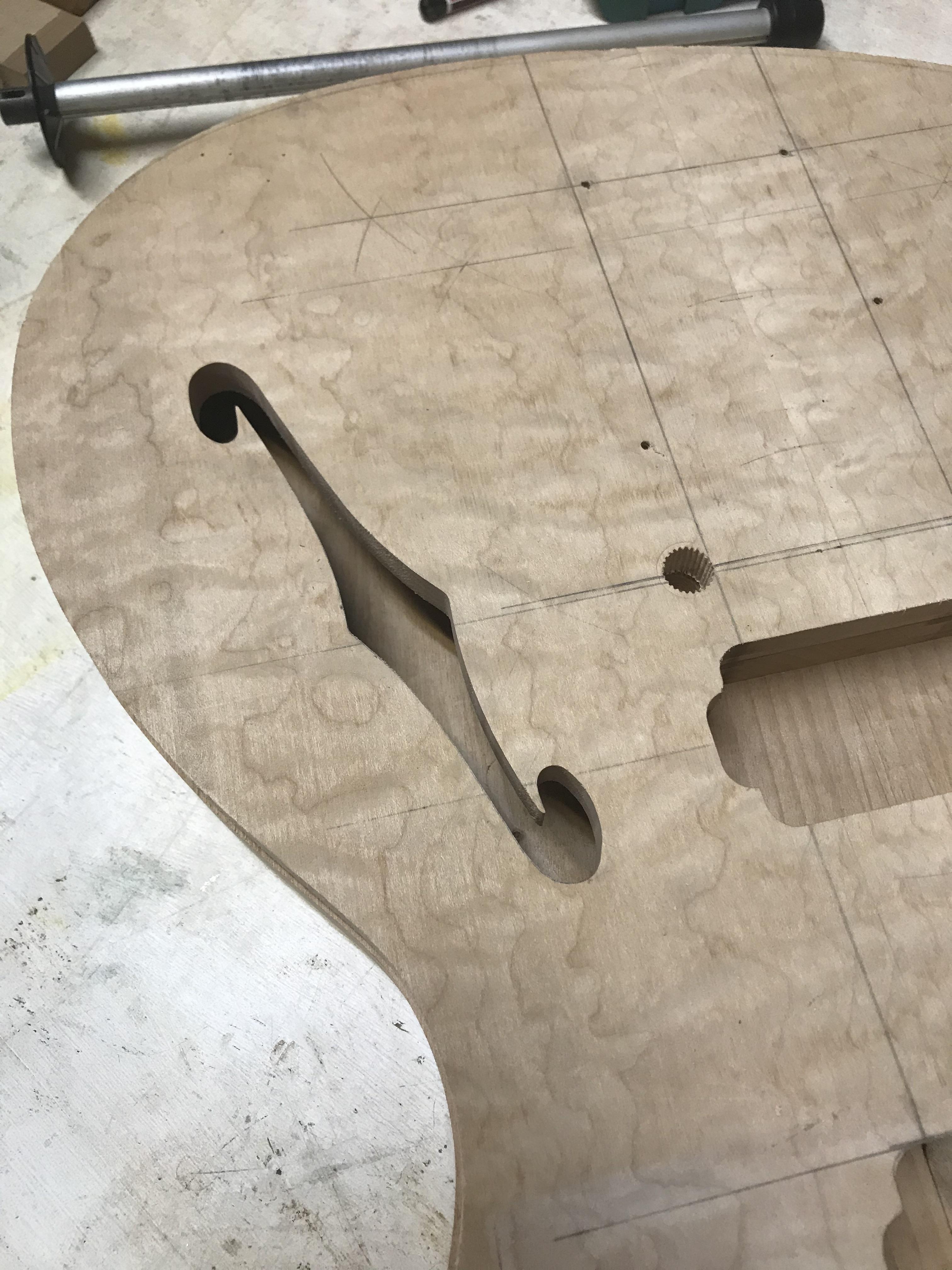 The F-holes – Andy Taylor Custom Guitars